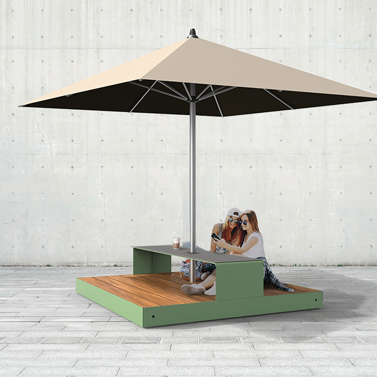 MOBILIER URBAIN AMOVIBLE PLATEFORME - Morelli mobilier urbain