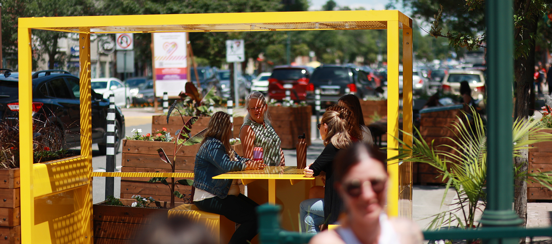 CABANA ET PLATEFORME À LACHUTE - Morelli mobilier urbain